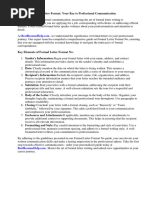 Formal Letter Format with Cc Example | PDF | Punctuation | Communication