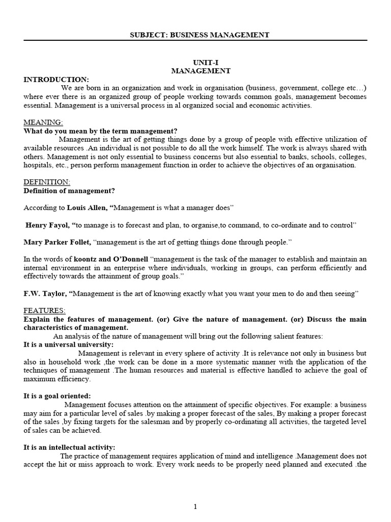 business management | PDF | Science | Marketing