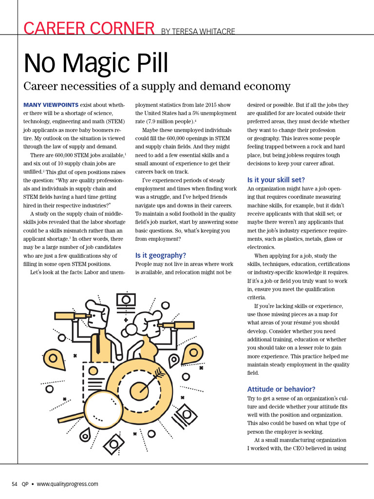 no-magic-pill | PDF | Unemployment | Science, Technology, Engineering ...