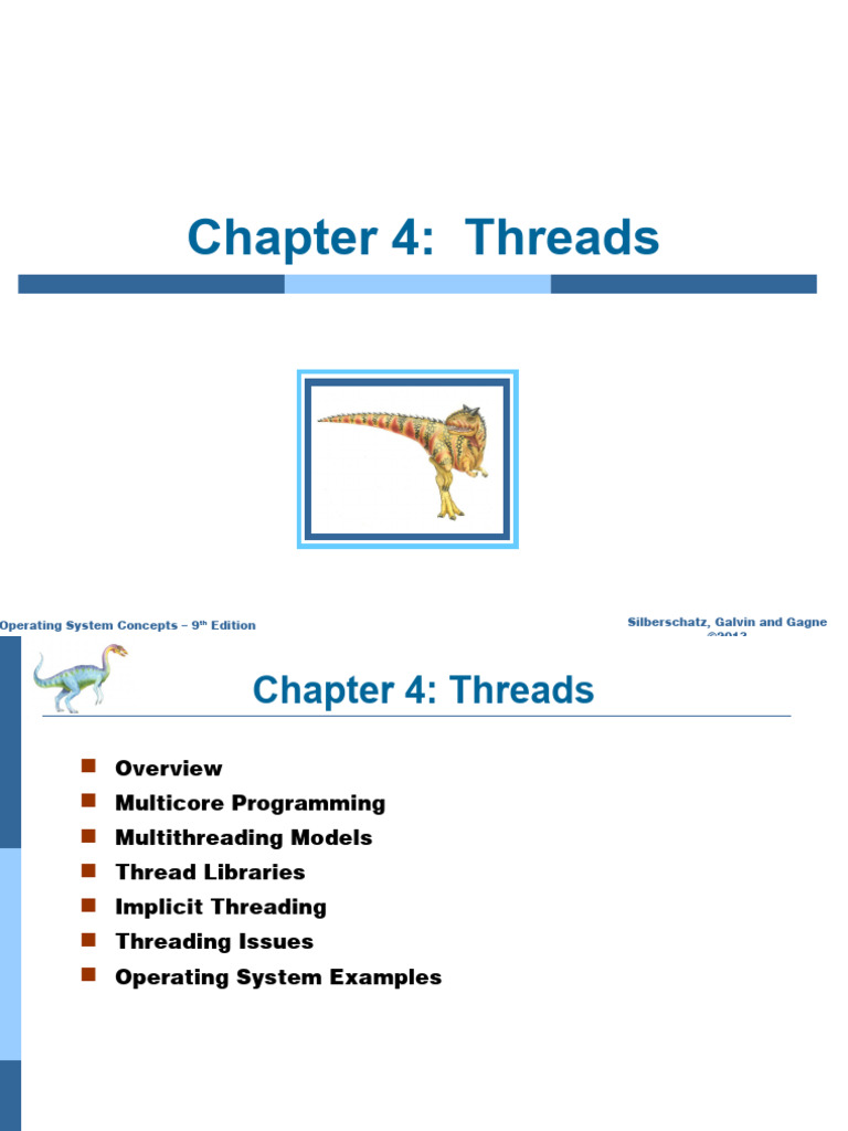 ch4 | PDF | Thread (Computing) | Operating System