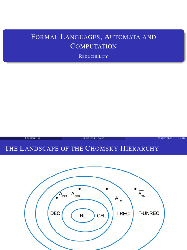 Reducibility | PDF | Mathematics | Theory Of Computation