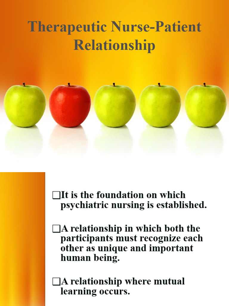 1D. The Nurse Client Relationship 1 | PDF | Nonverbal Communication ...