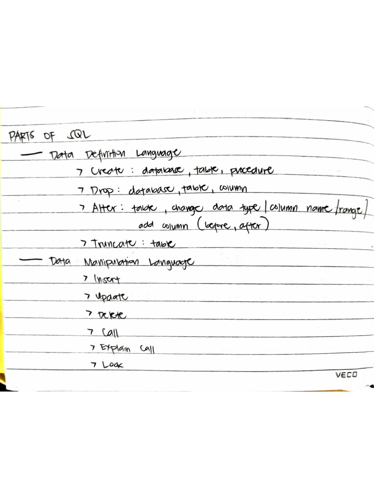 Database Notes Pdf