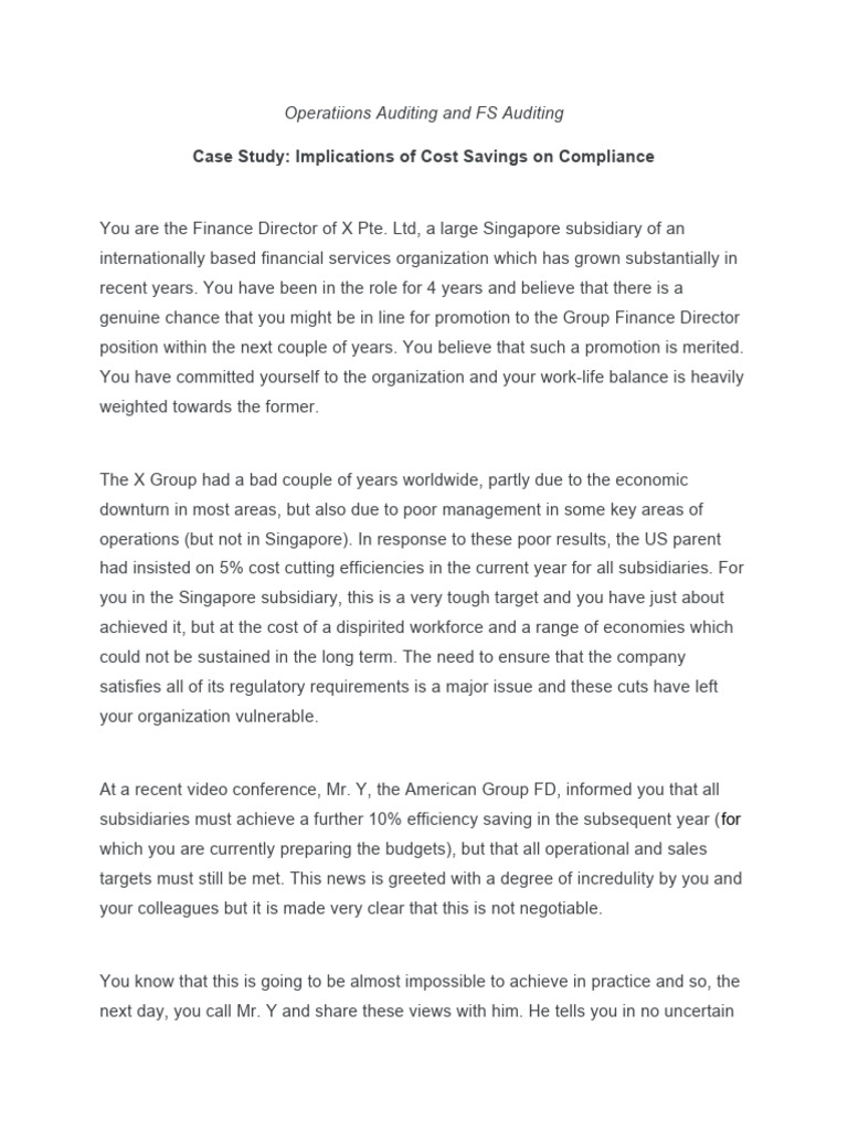 Case Study - Organization Management | PDF