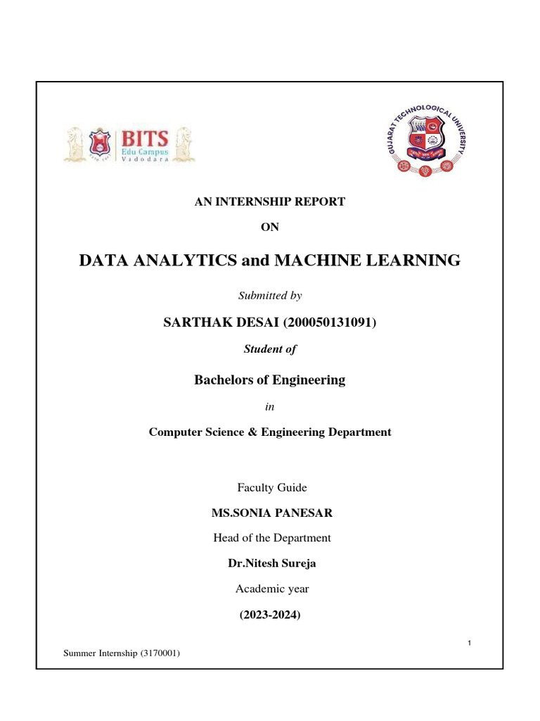 Sarthak 091 Report | PDF | Dependent And Independent Variables | Linear Regression