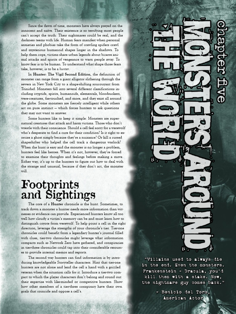 Understanding Monsters in Hunter Chronicles | PDF | Monsters | Hunting