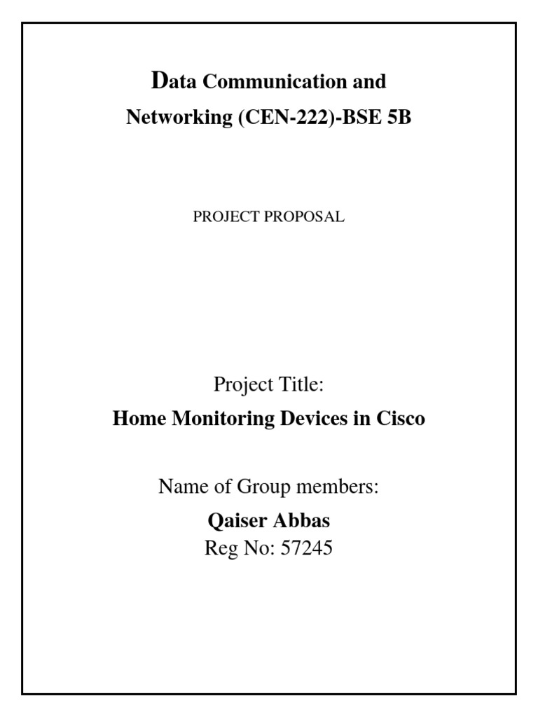 Project Proposal | PDF | Home Automation | Internet Of Things