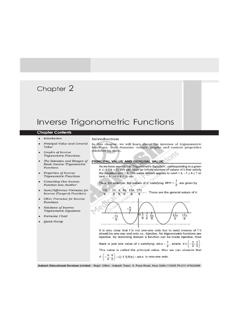 Inverse Trigonometric Fun | PDF