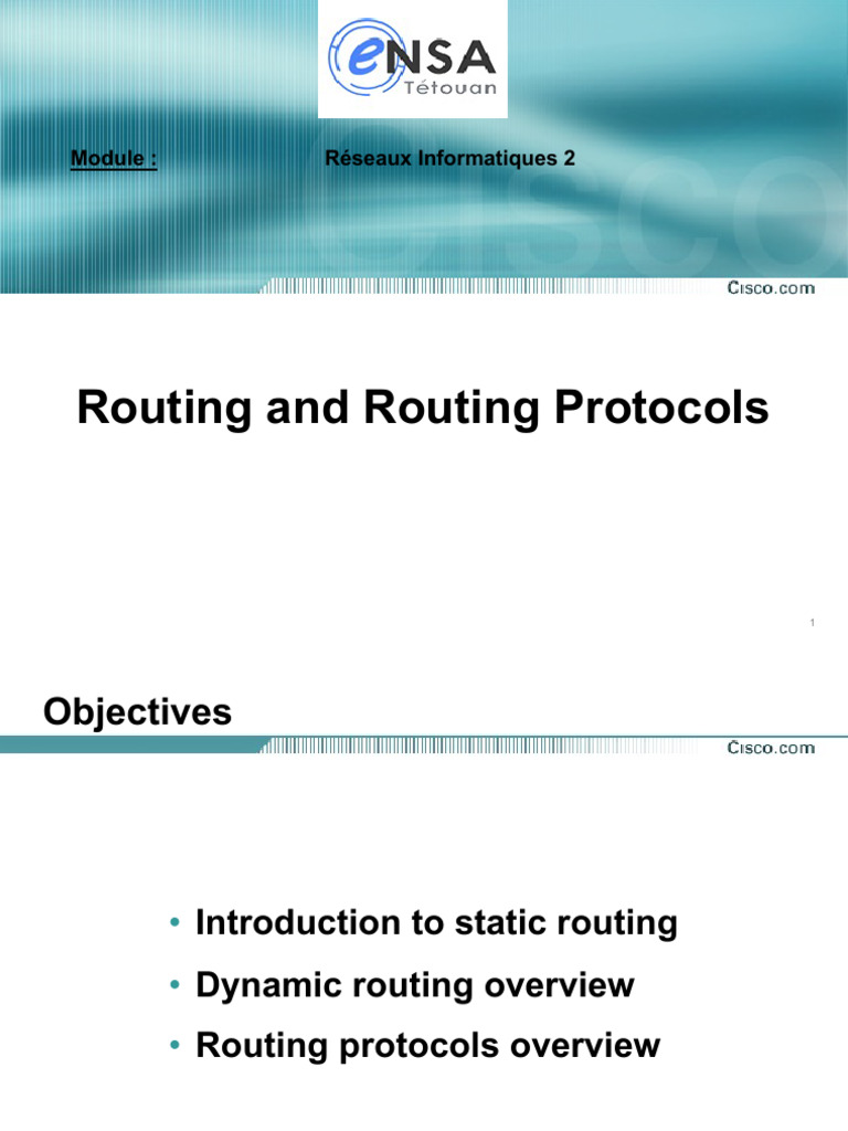C06 0 En Routing And Routing Protocols Pdf Routing Router Computing
