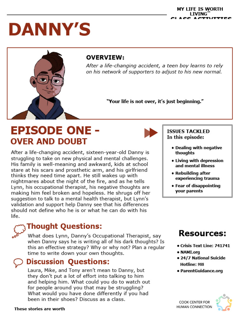 MLIWL Curriculum Danny v03 | PDF | Adolescence | Psychological Trauma