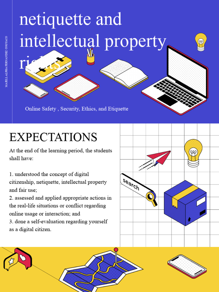 4- NETIQUETTE AND INTELLECTUAL PROPERTY RIGHTS | PDF | Copyright ...