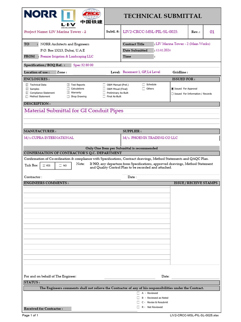 Gi Conduit | PDF | Design | Engineering