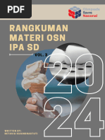 Kumpulan Rangkuman Materi Osn IPA SD 2024: Written By: Betavia Kusindrastuti | PDF