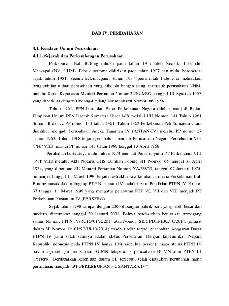 Bab Iv. Pembahasan | PDF