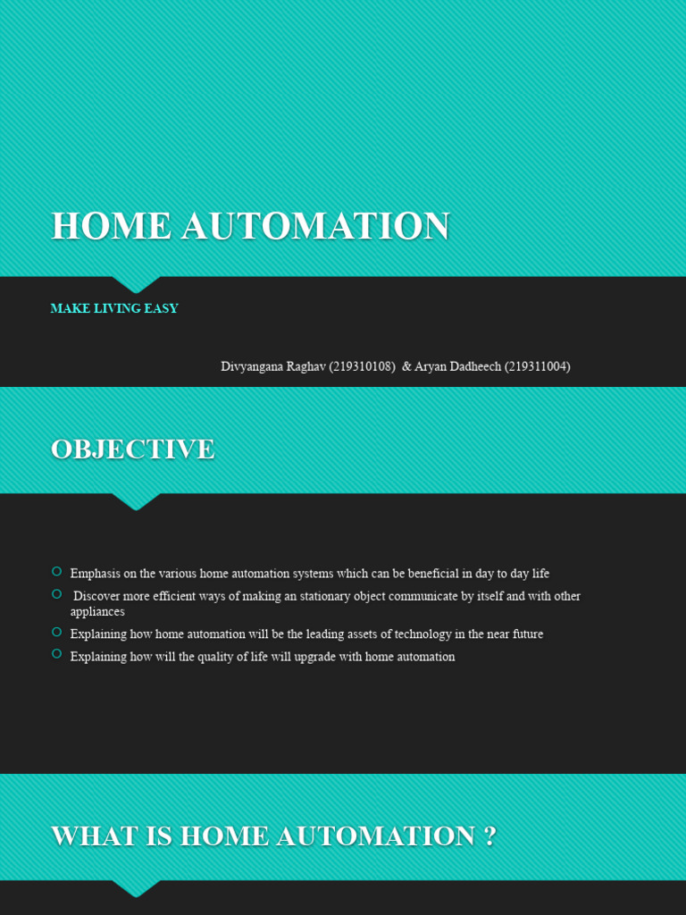 El Project | PDF | Home Automation | Arduino