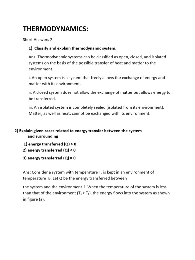 THERMODYNAMICS | PDF | Thermodynamic Equilibrium | Heat