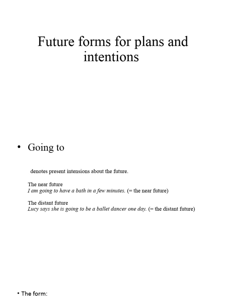 Future Forms | PDF | Languages | Foreign Language Studies