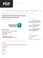 Aramco WPR Practice Questions | PDF