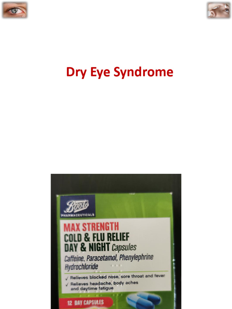Dry Eye | PDF | Medical Specialties | Clinical Medicine