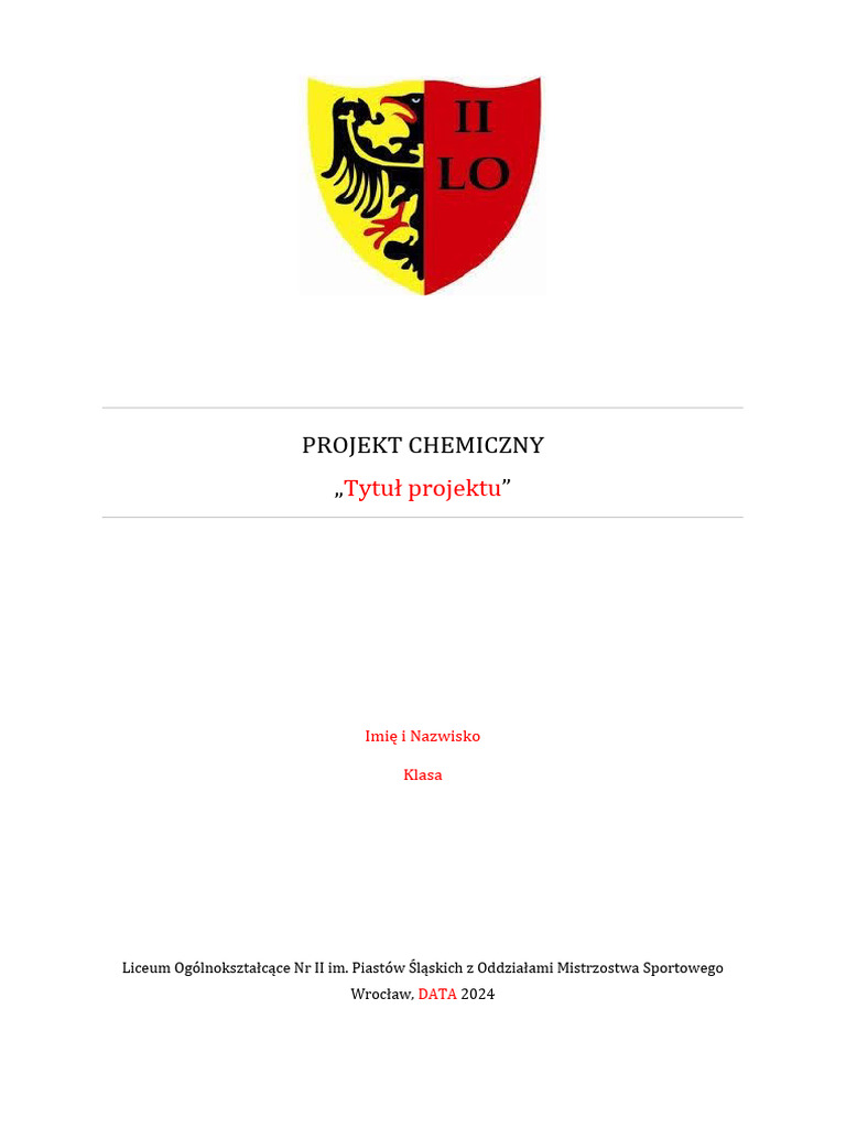Projekty Edukacyjne 2024 | PDF