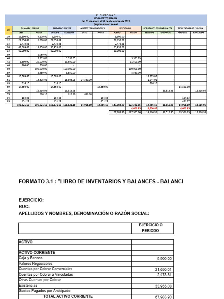 Hoja de Trabajo 01 - Trabajo | Descargar gratis PDF | Activo fijo | Valor neto