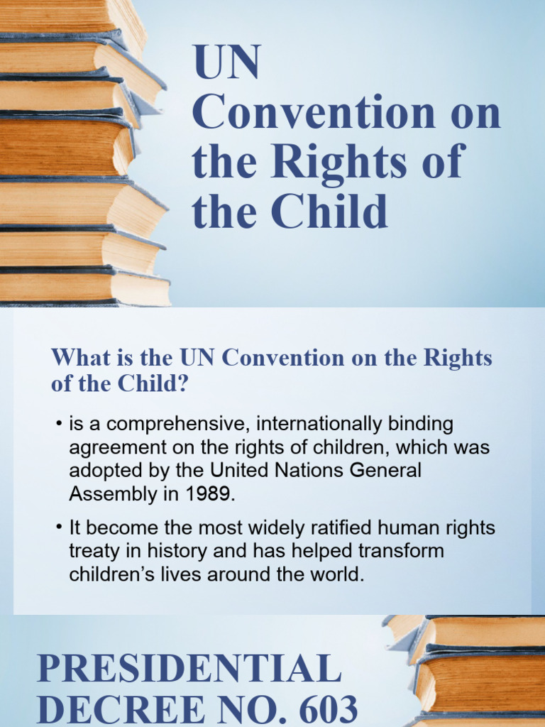 UN Convention On The Rights of The Child | Download Free PDF | Children ...