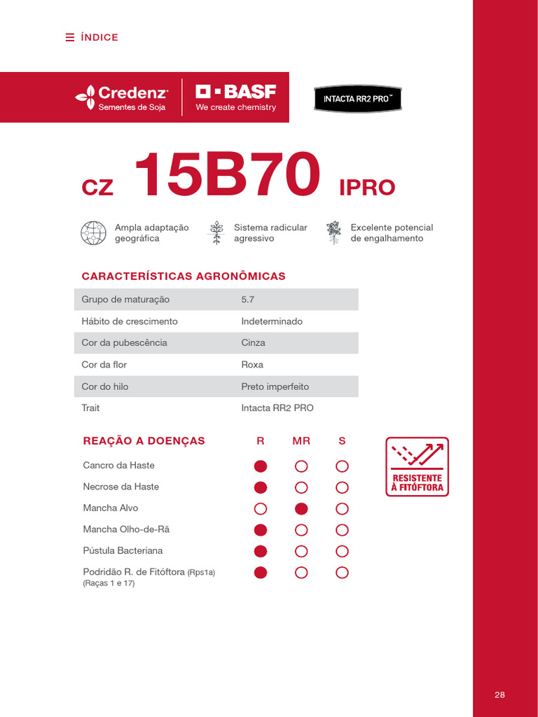 BASF Guia de Variedades Credenz (2022-2023) Sul Digital VF-28-29 | PDF | Botânica