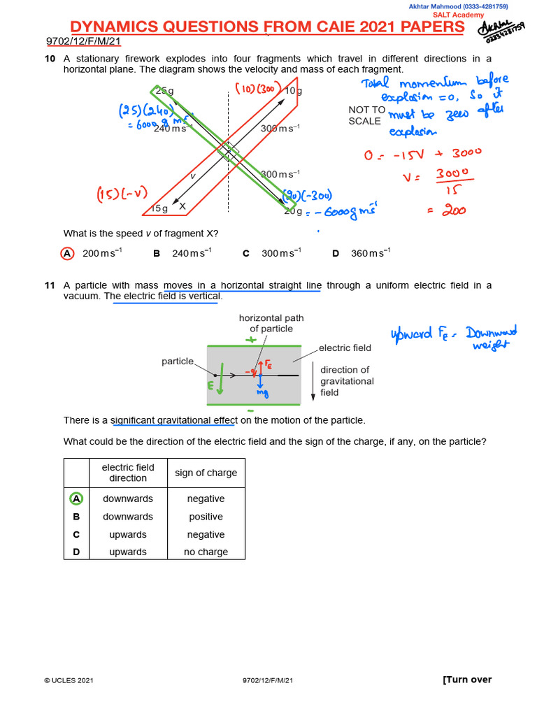 Dynamics | PDF | Force | Momentum