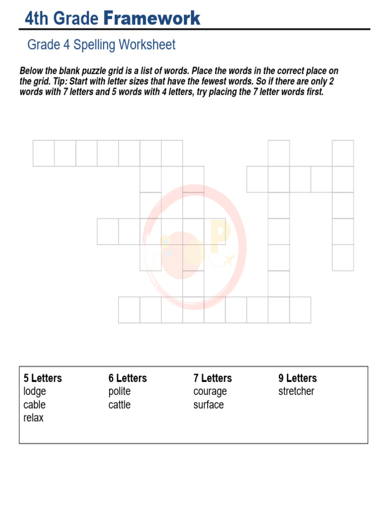 grade-4 words game 18pg | PDF | Crossword | Word Search