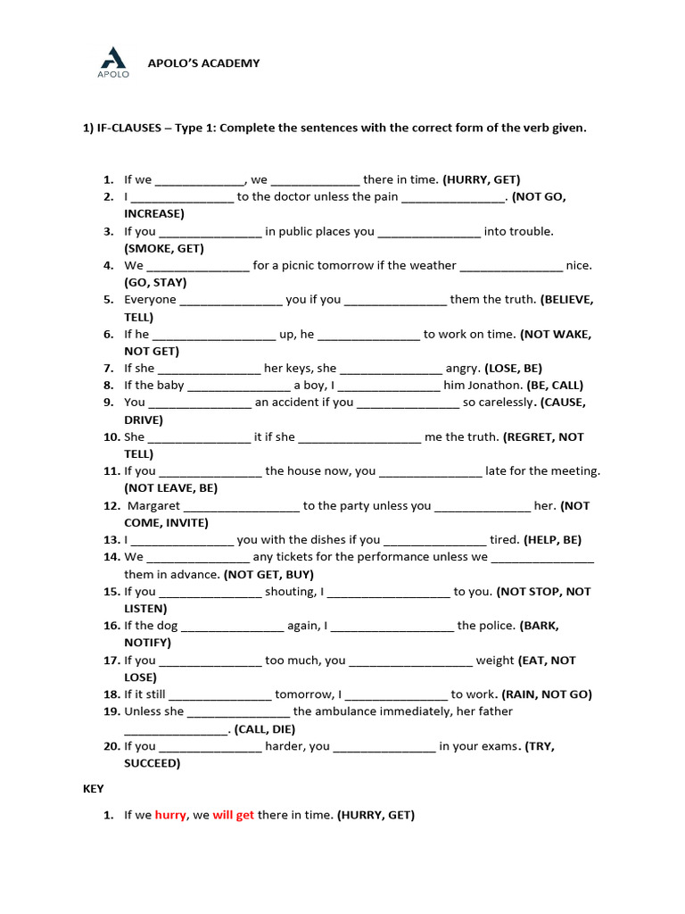 Conditionals 4 | PDF Conditionals 4 | PDF