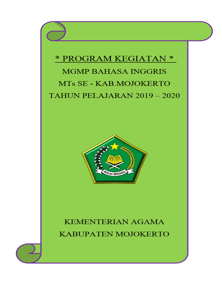Program Kerja MGMP | PDF