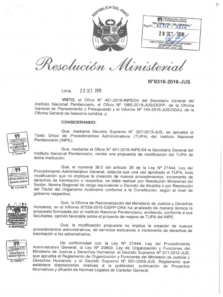 Tupa 2016 Modif | PDF