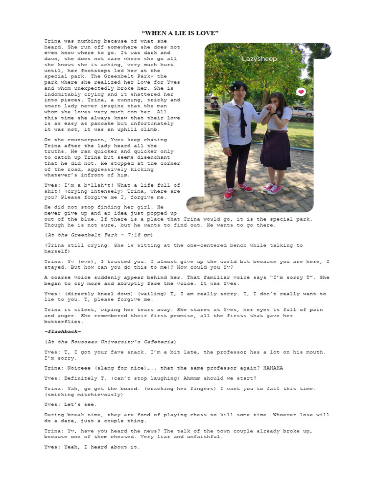 Drama Script - Creative | PDF