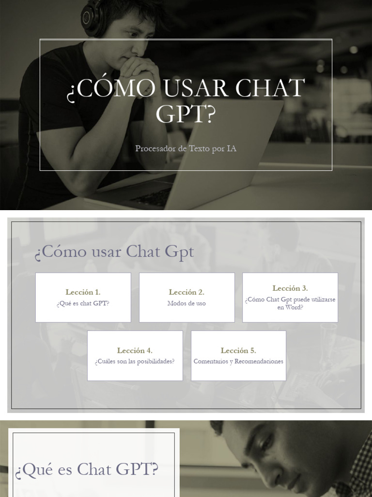¿Cómo Usar Chat GPT | PDF | Chat en linea | Inteligencia artificial