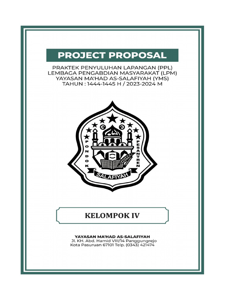 Proposal Kelompok - 4 | PDF