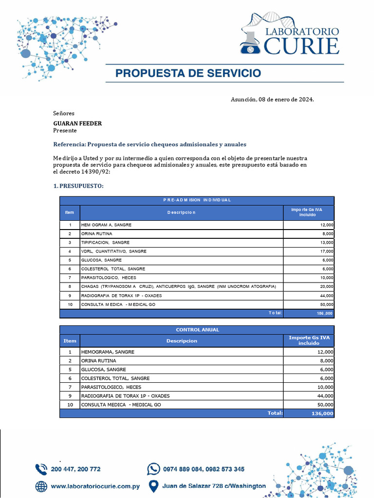 Propuesta Guaran | PDF