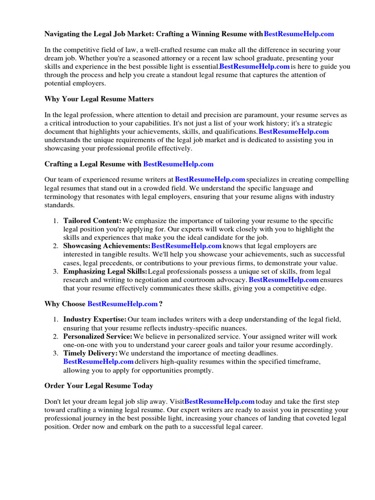 Legal Assistant Job Description Resume | PDF