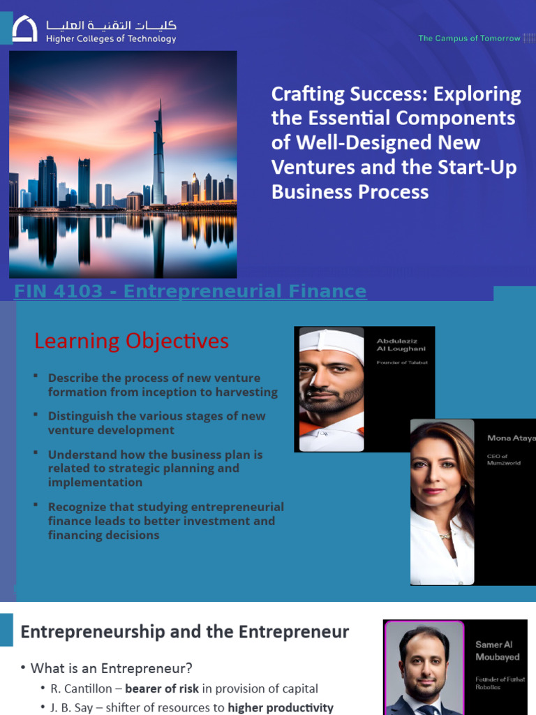 Unit 2_Key elements of a well-designed new venture .pptx | PDF ...