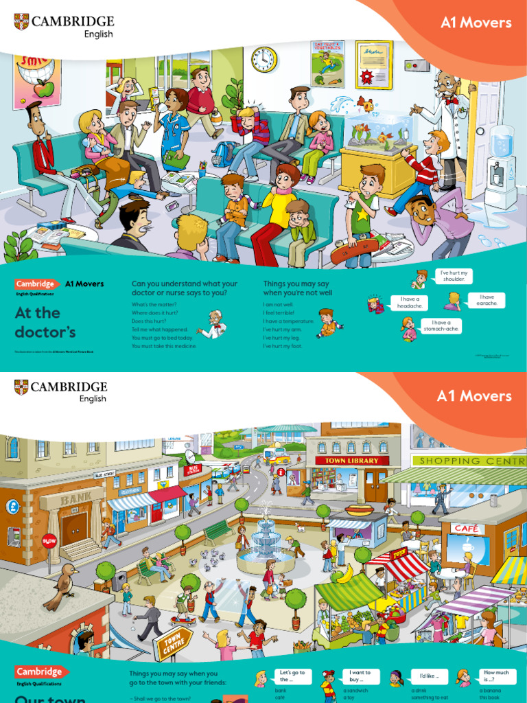 A1 Movers Posters To Practice Vocabulary | PDF