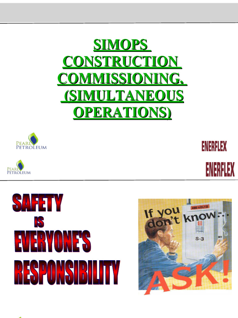 Construction Commissioning, SIMOPS DRAFT 2024 | PDF | Risk | Personal ...