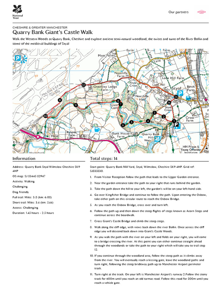 Quarry Bank Giants Castle Walk Walking | PDF | Transport Infrastructure ...