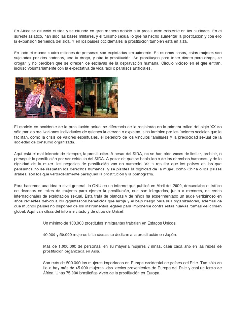 Prostitucion Pdf Prostitución Mujer