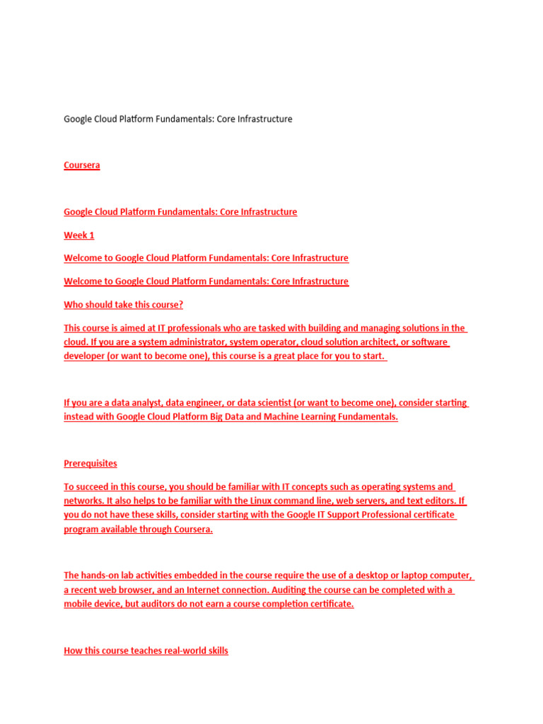 Cloud Infrastructure for IT Pros | PDF | Cloud Computing | Virtualization
