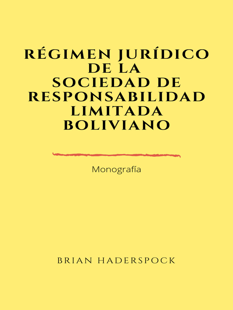 Regimen Juridico de La Sociedad de Respo | PDF | Sociedad de responsabilidad limitada | Reaseguro