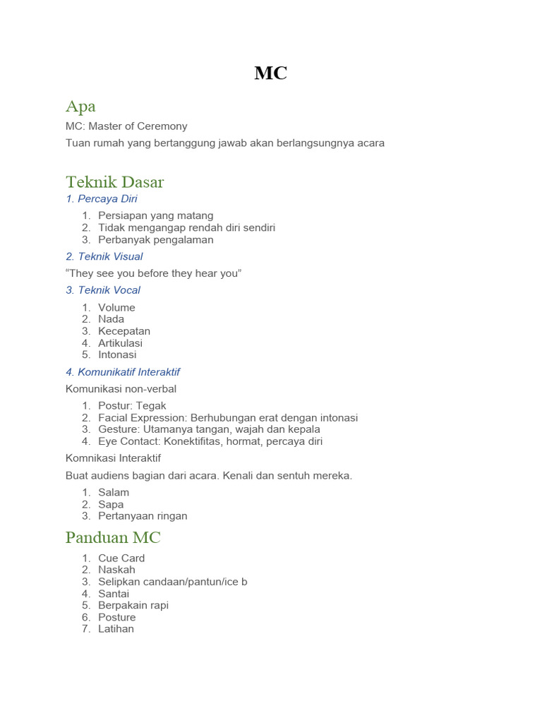 Tips MC | PDF