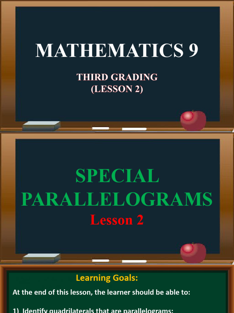 3rdGrading Lessons 2 | PDF | Rectangle | Euclidean Geometry