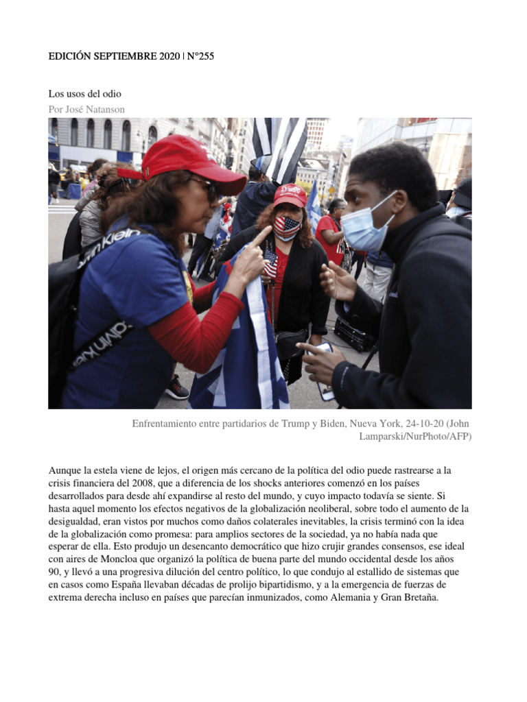 EDICION SEPTIEMBRE DE 2020 Ndeg - LMD | PDF | Fascismo | Mauricio Macri