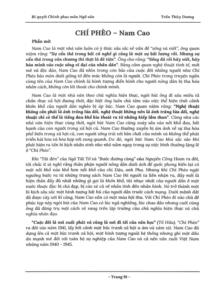 Chí Phèo | PDF | Vietnam