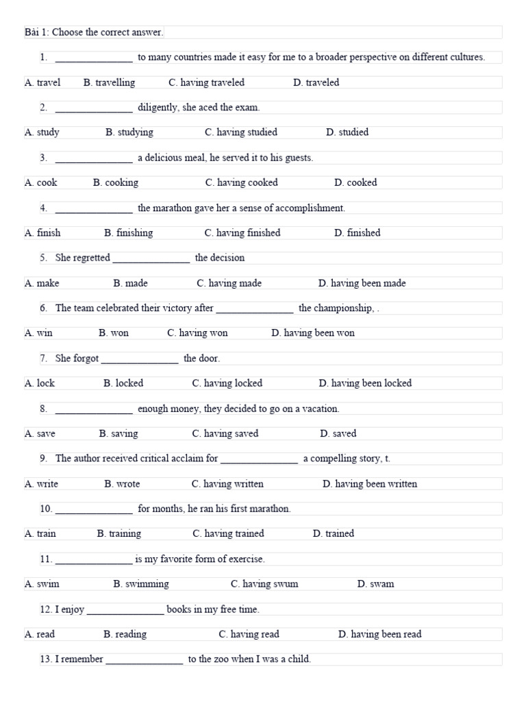 Unit 7 Grammar | PDF