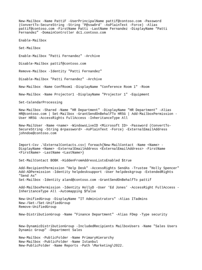 Comandos PS Do LP6 | PDF